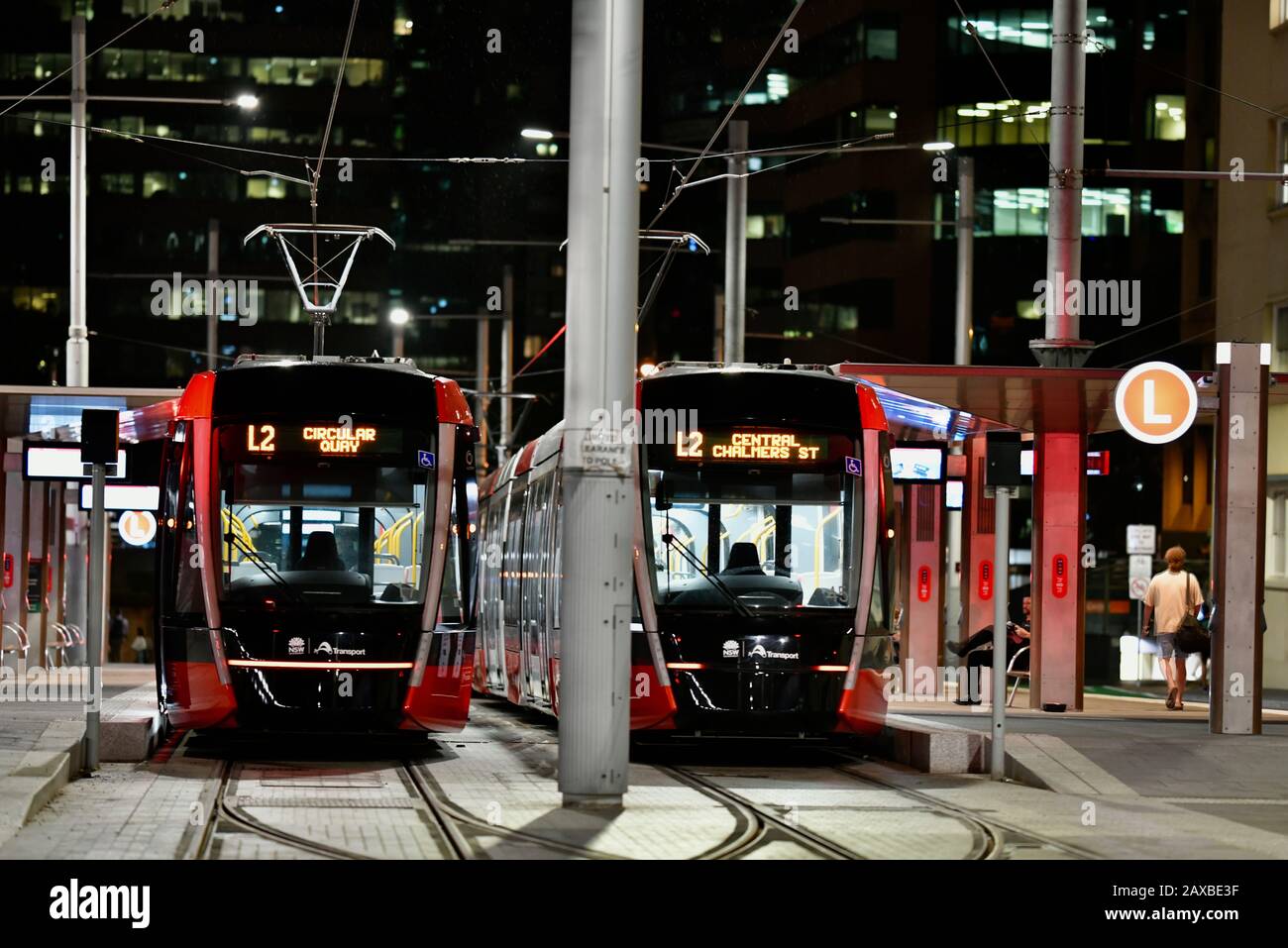 Light rail trams hi-res stock photography and images - Alamy