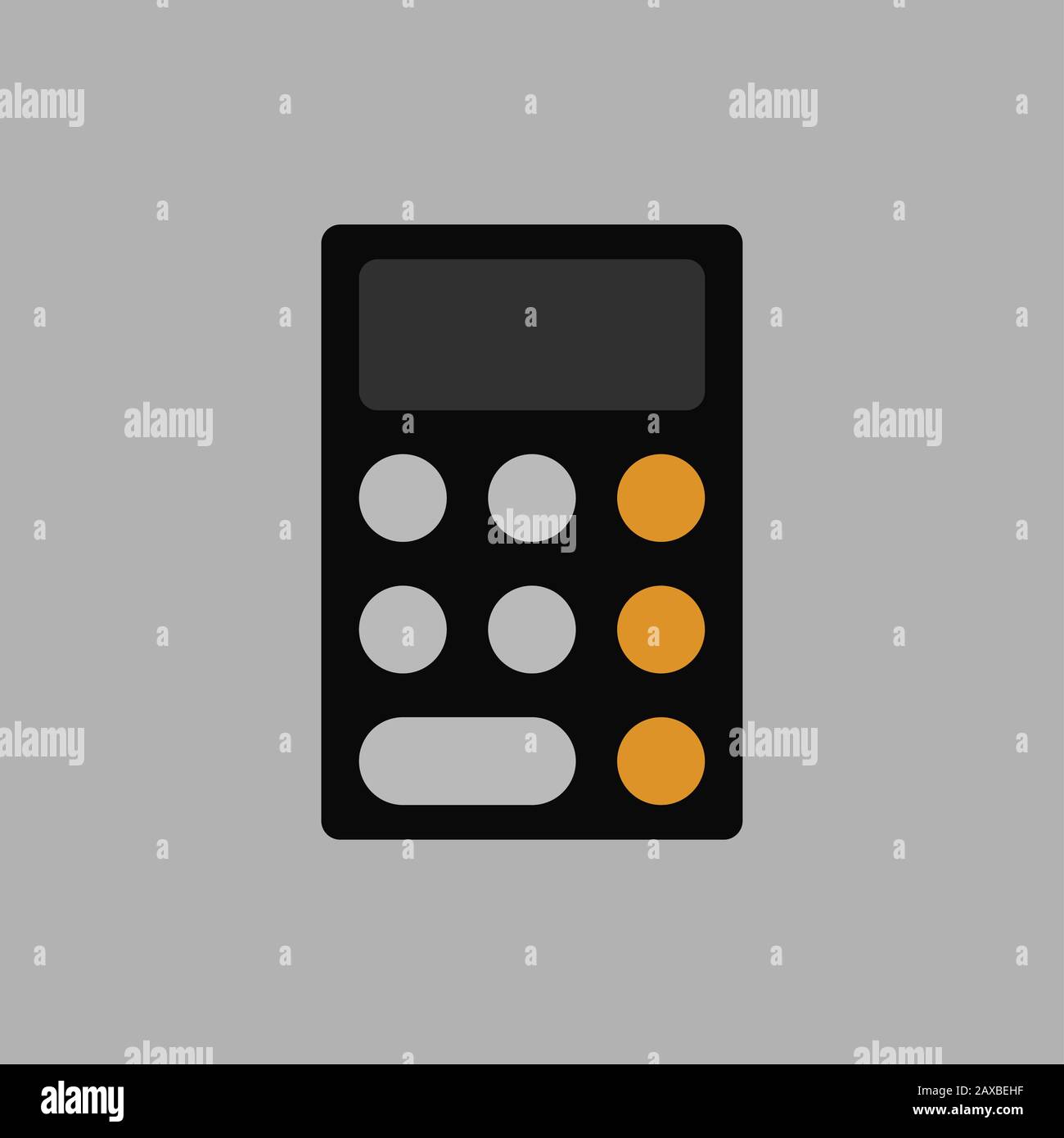 Flat icon financial calculator buttons hi-res stock photography and ...
