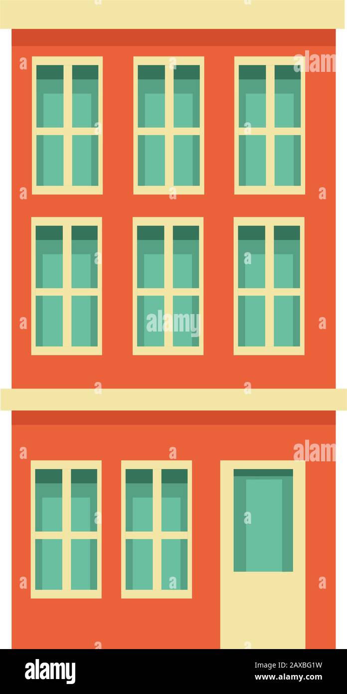 colorful building icon Stock Vector Image & Art - Alamy