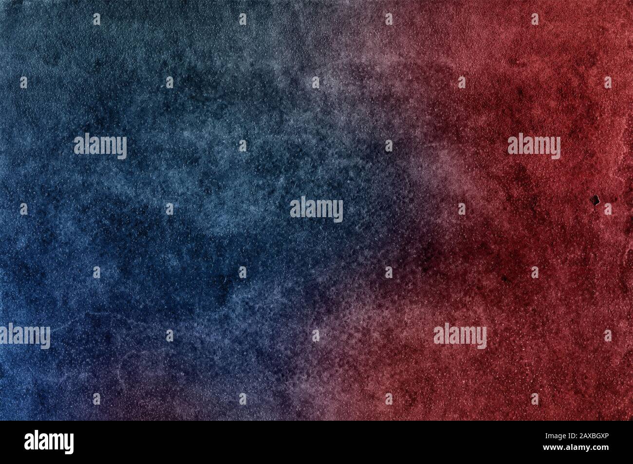 Dark painted surface in red and blue colors. Random brush strokes of ...