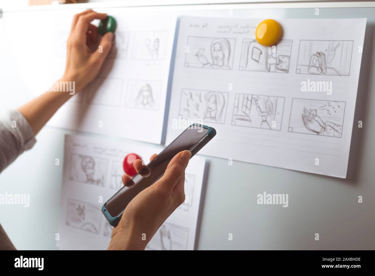 Storyboard sketch hi-res stock photography and images - Alamy