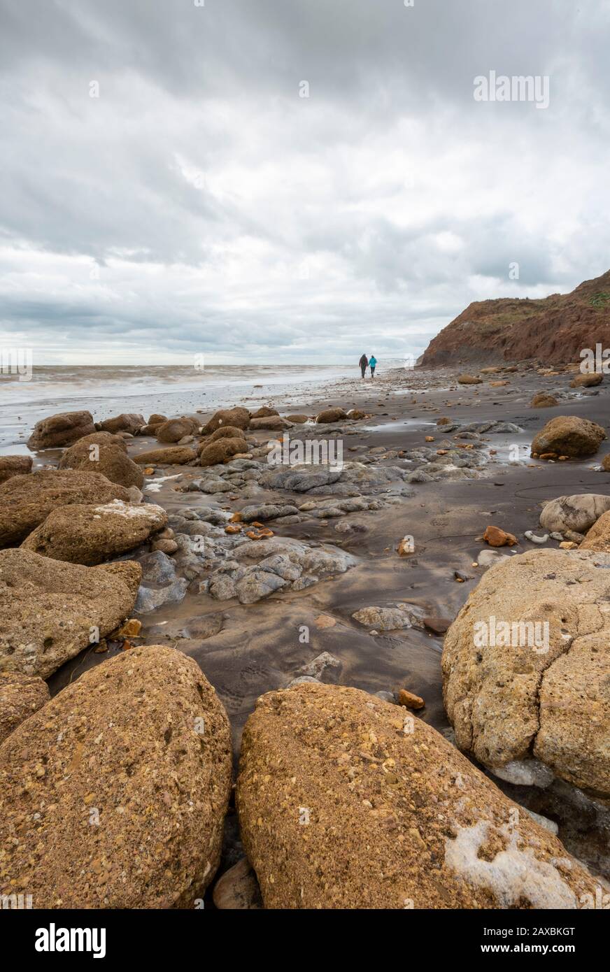 Brook beach isle of wight winter hi-res stock photography and images ...