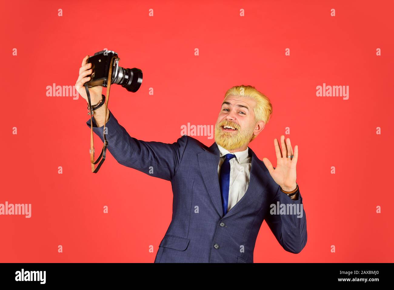 School reporter at work hi-res stock photography and images - Alamy