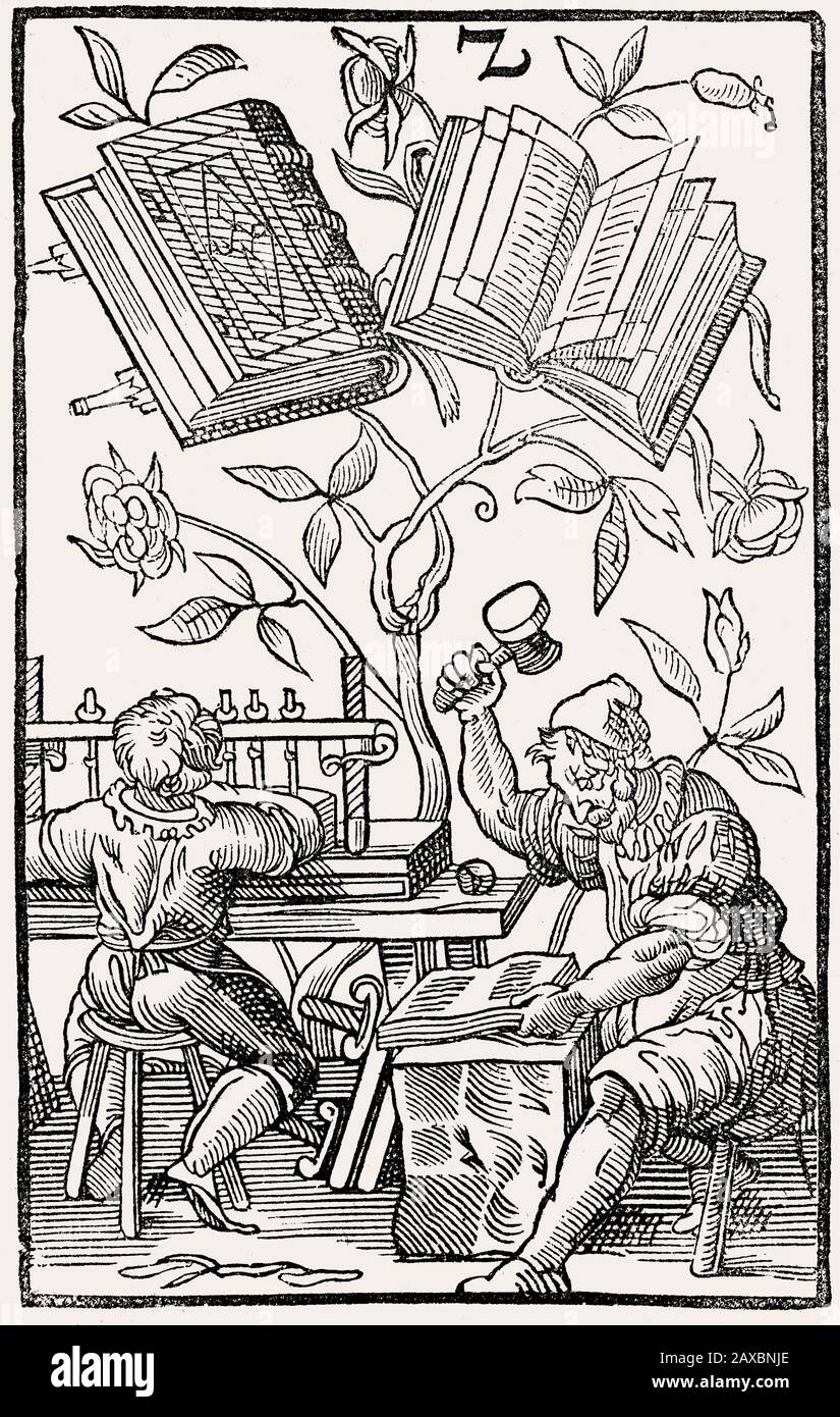 Bookbinding workshop hi-res stock photography and images - Alamy