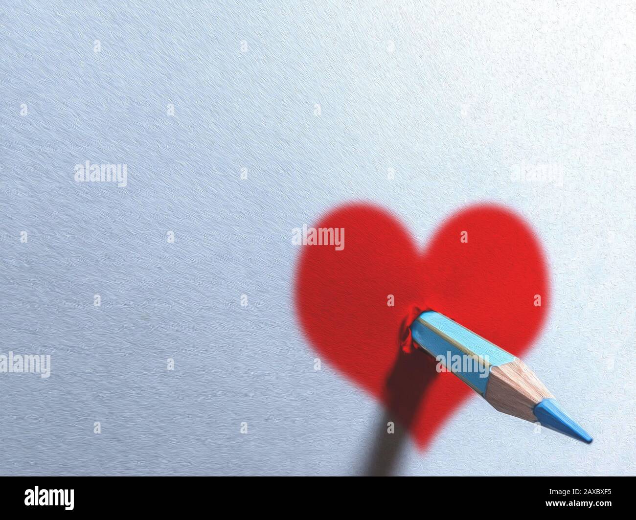 Paper heart arrow hi-res stock photography and images - Alamy