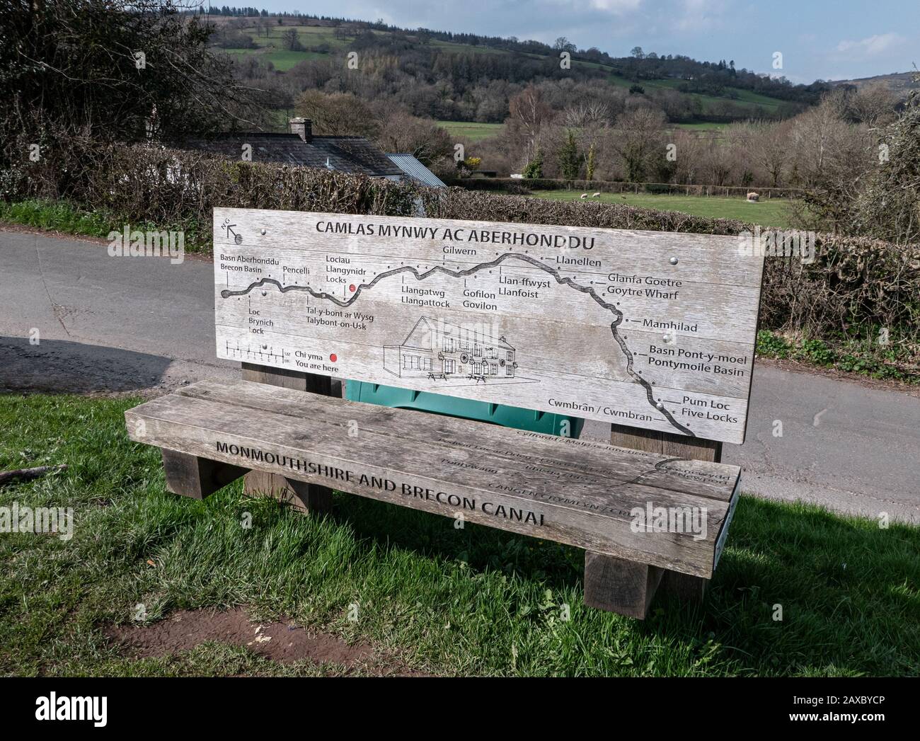 Map Of Brecon High Resolution Stock Photography and Images - Alamy