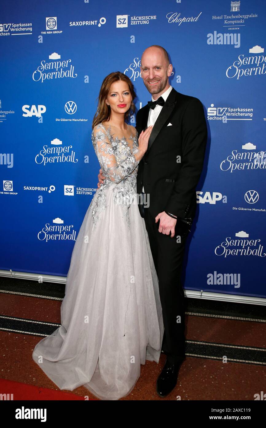 Dresden, Germany. 07th Feb, 2020. Xenia Princess of Saxony and Daniel ...