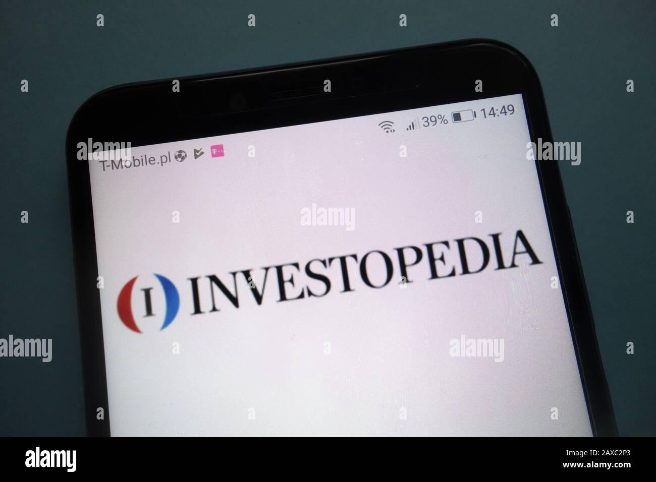 Investopedia logo on smartphone Stock Photo - Alamy