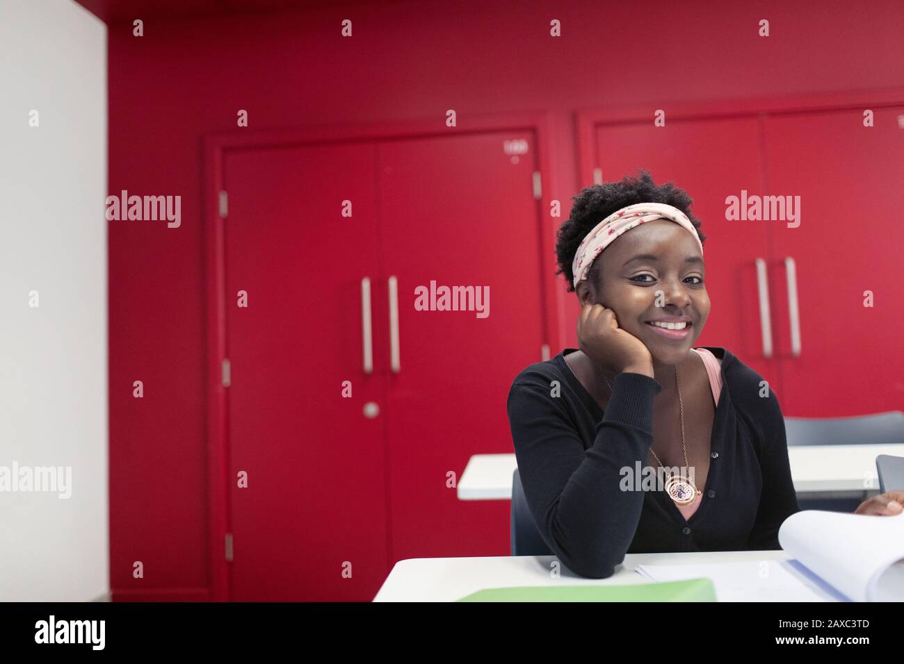 Portrait student studying in hi-res stock photography and images - Alamy