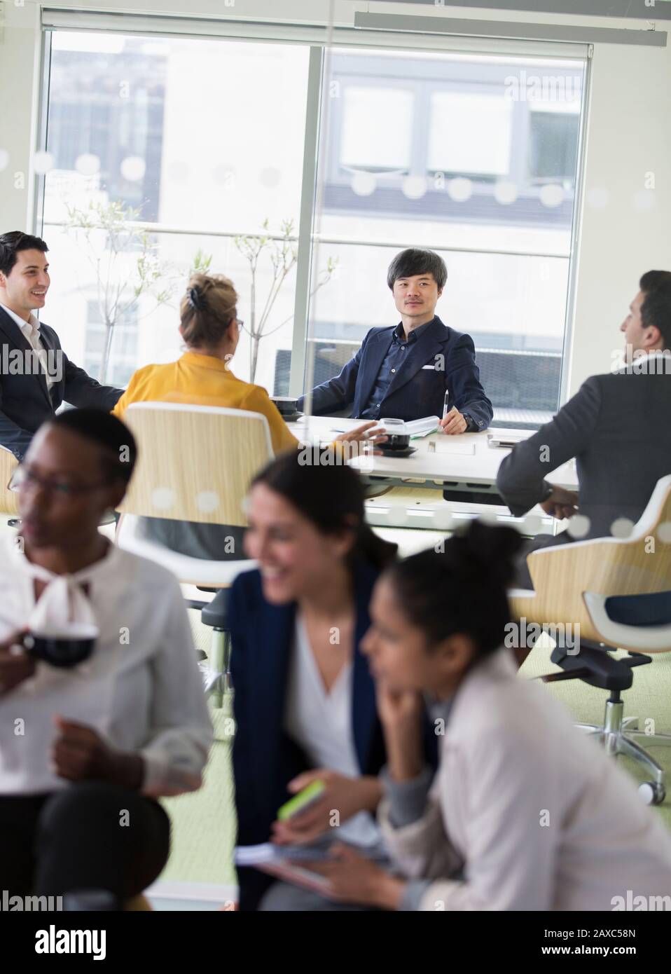 Business people in conference room meeting Stock Photo - Alamy