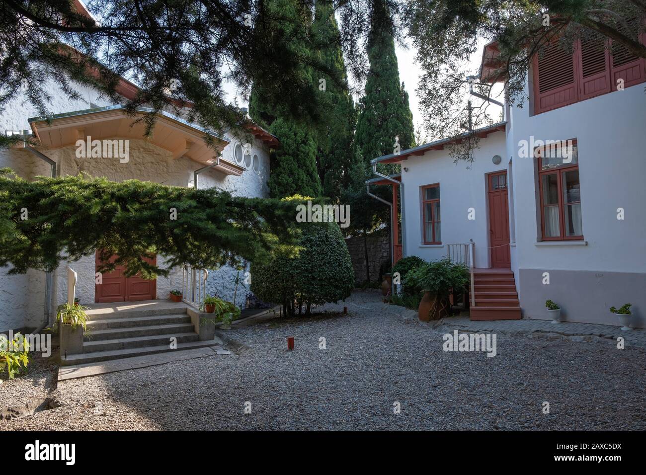 Yalta, Crimea - 09/05/2019: House-Museum of the Russian writer Anton ...