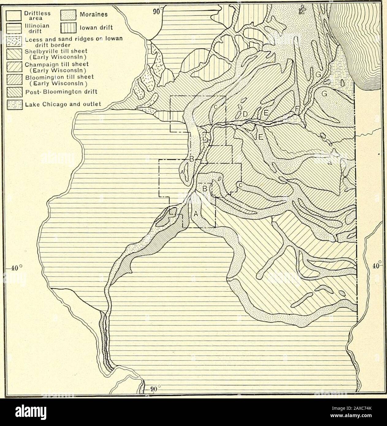 Indiana physiography hi-res stock photography and images - Alamy