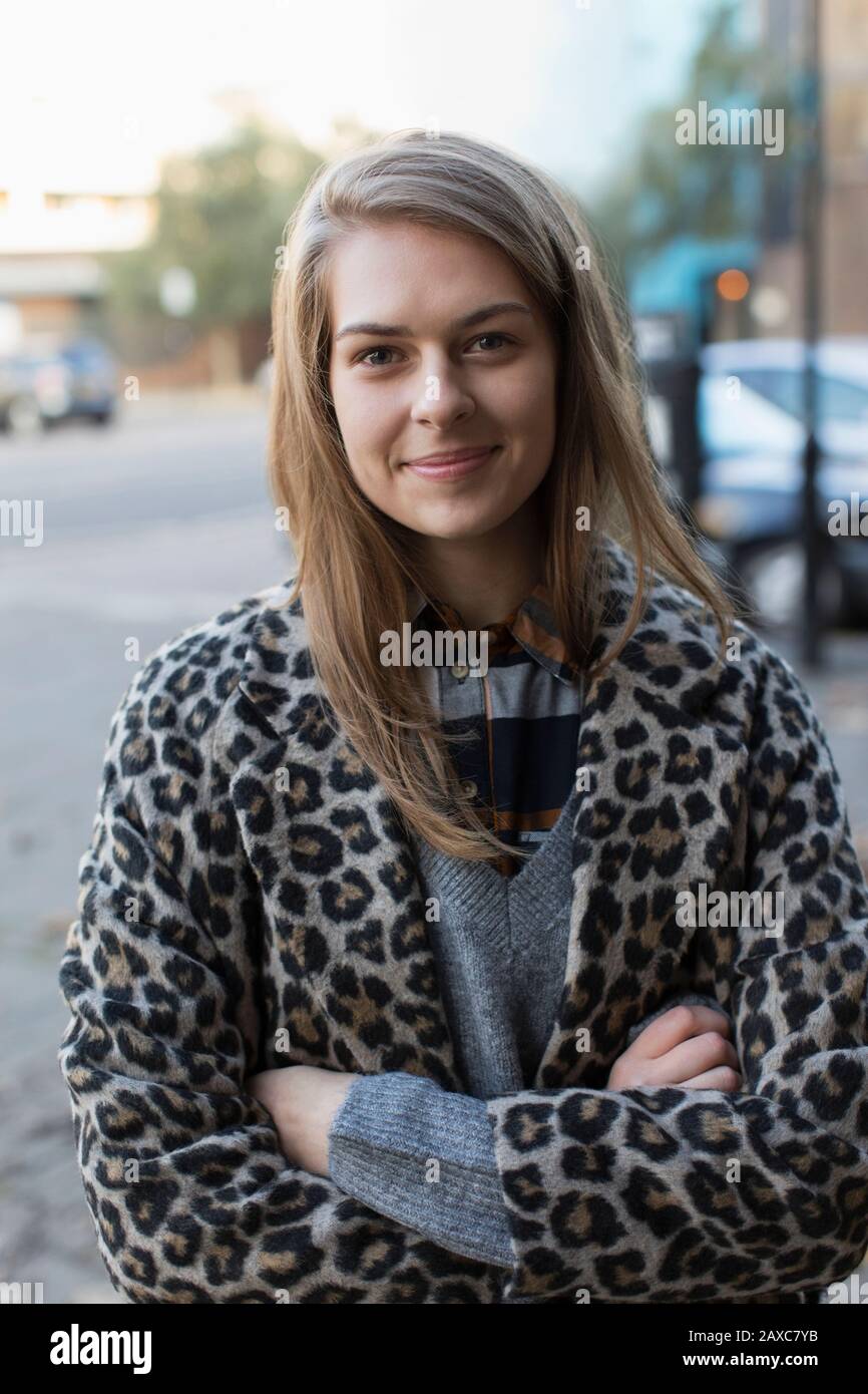 Confident woman long blonde hi-res stock photography and images - Alamy