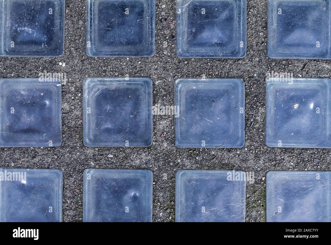 Beautiful glass block texture showing the surface in a close up view ...