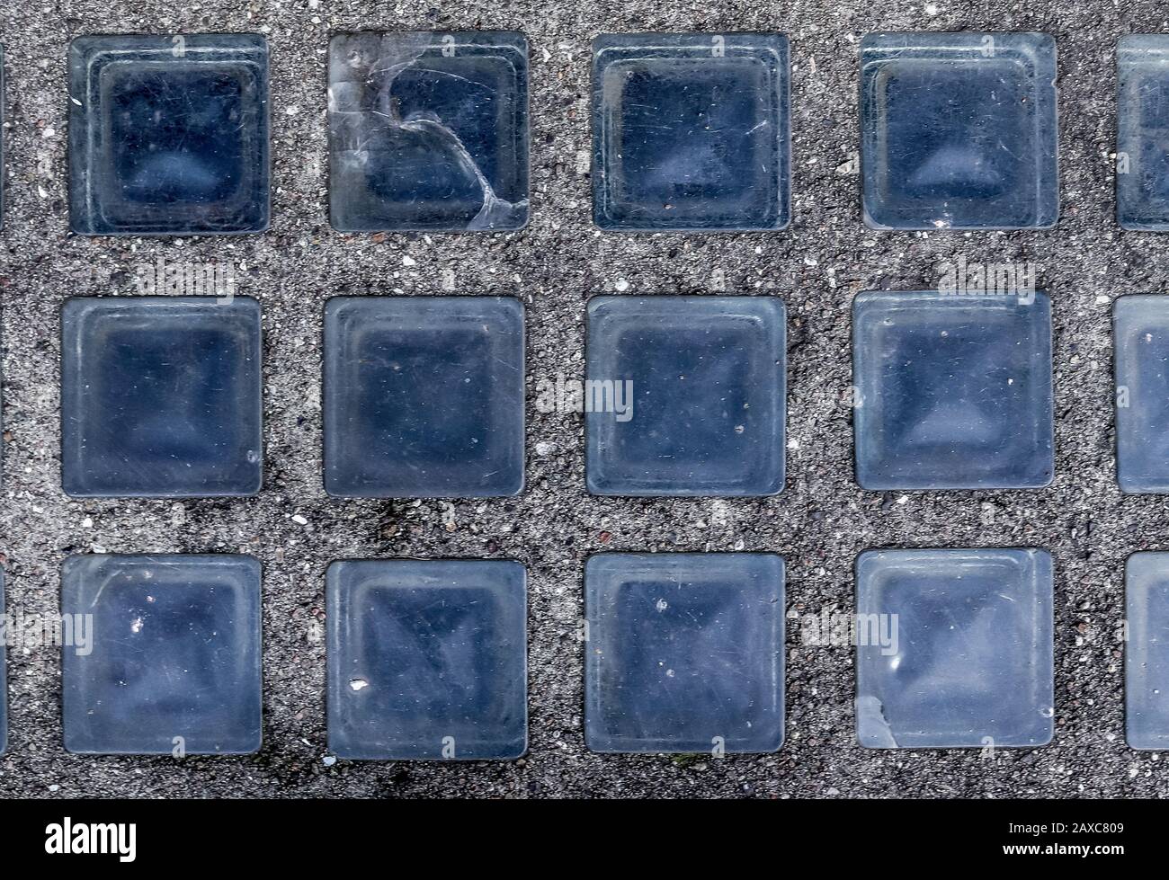 Beautiful glass block texture showing the surface in a close up view ...