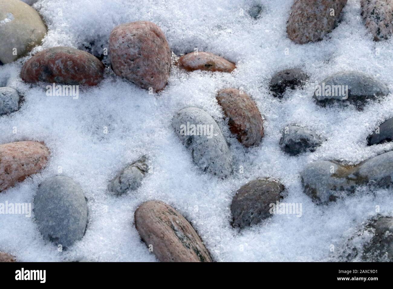 Pebbles stones waterfront lake hi-res stock photography and images - Alamy