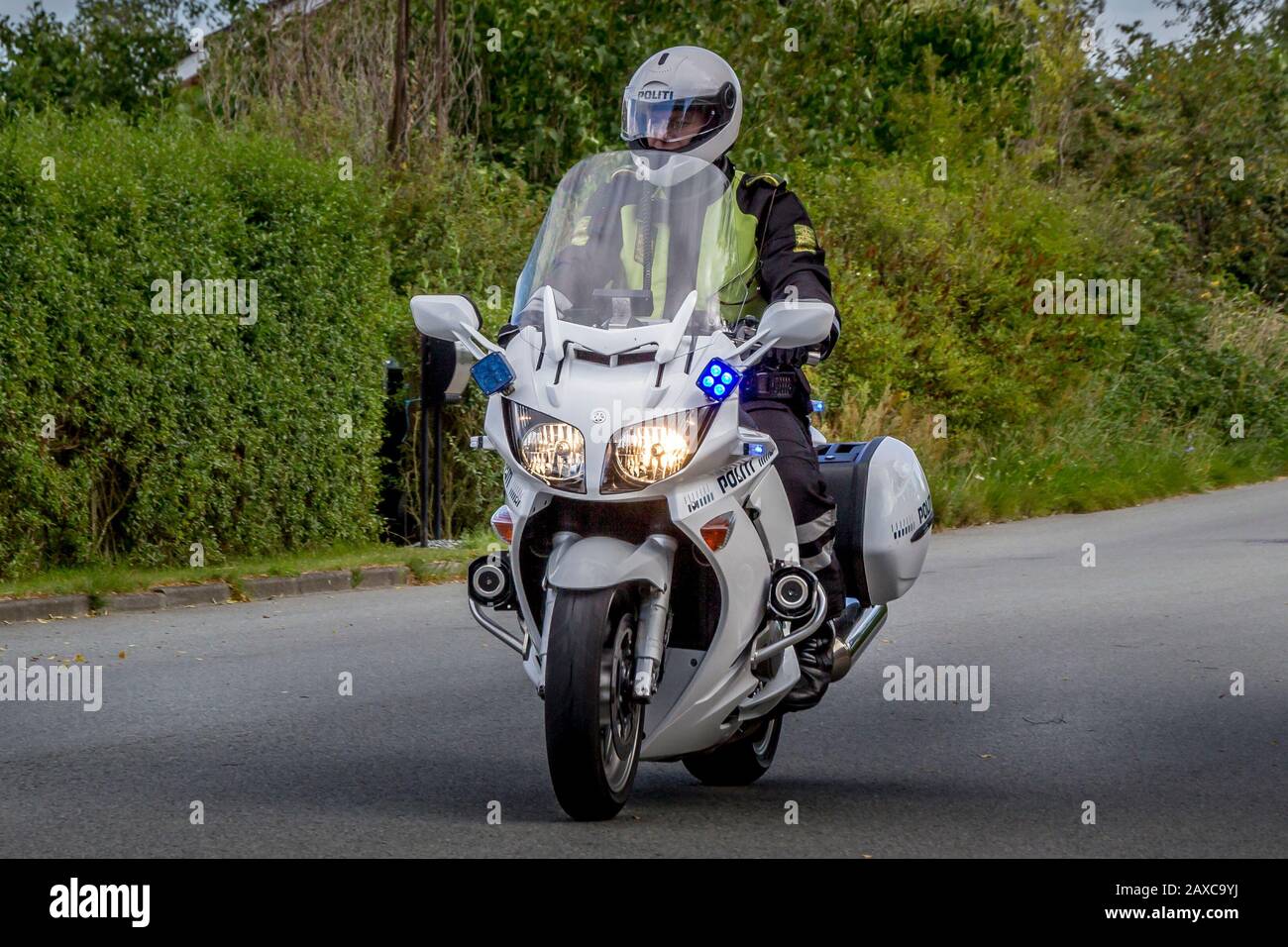 Danish motorcycle police hi-res stock photography and images - Alamy