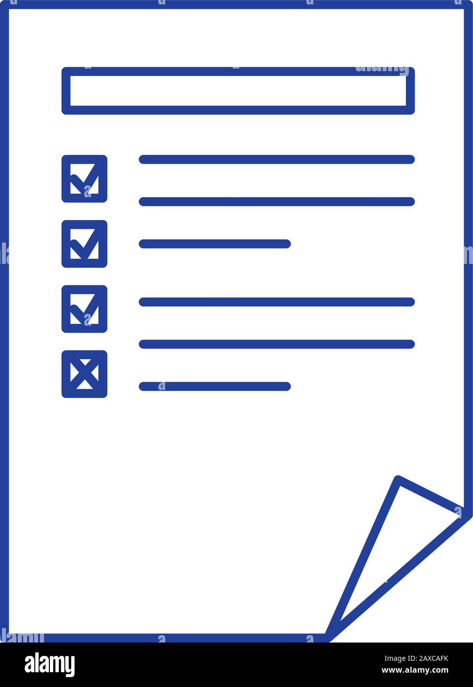 document paper report isolated icon Stock Vector Image & Art - Alamy