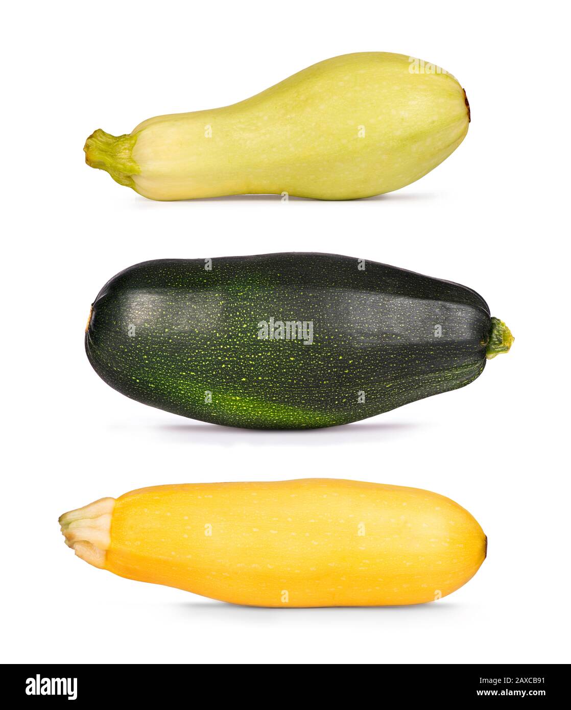 Set of three squash isolated on white background Stock Photo - Alamy