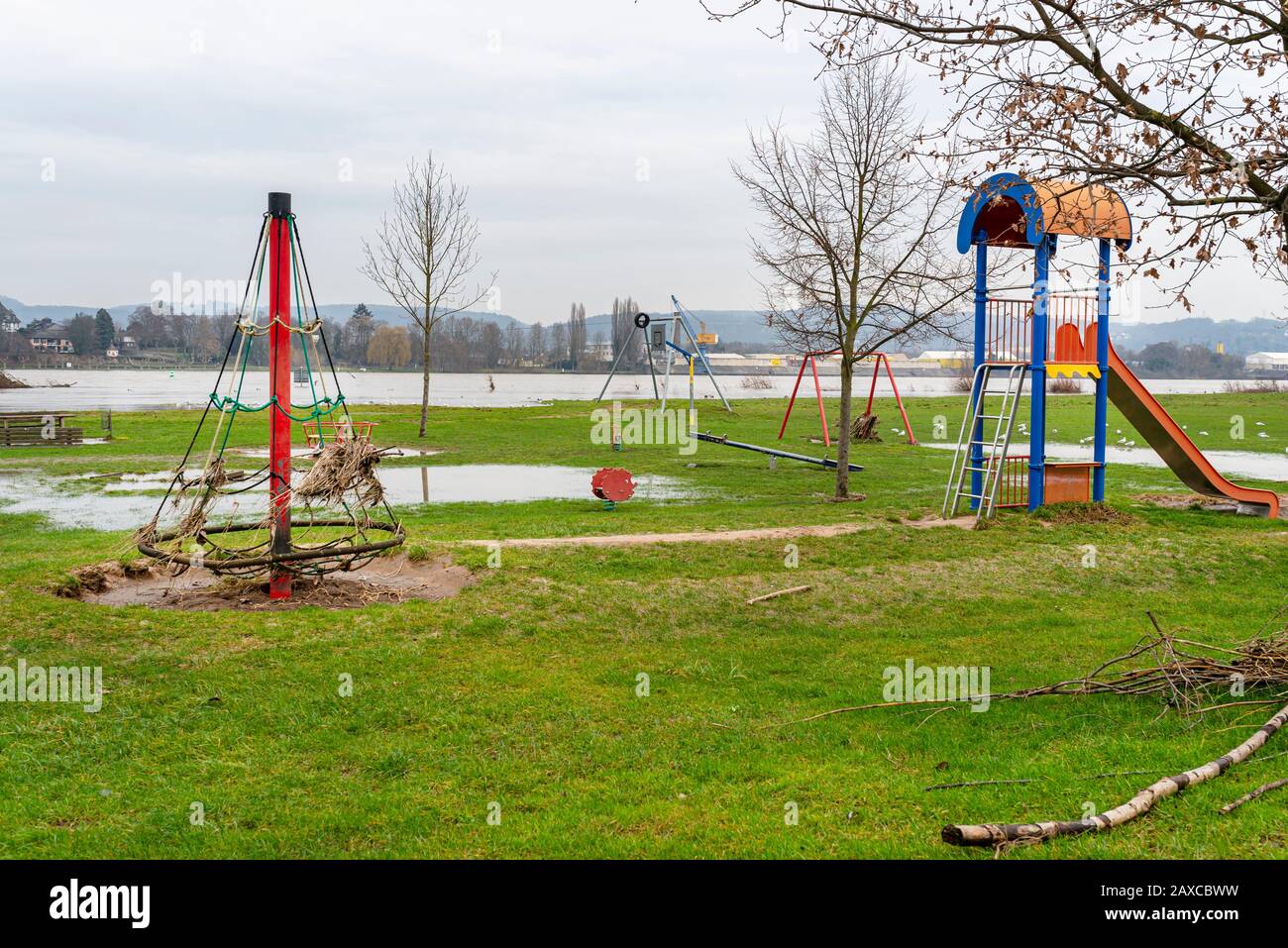 Flooded playground hi-res stock photography and images - Alamy