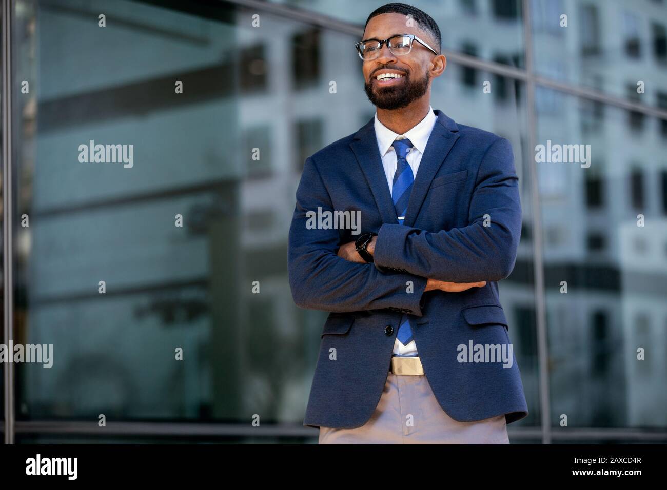 Stylish handsome commercial model business man, executive, corporate ...