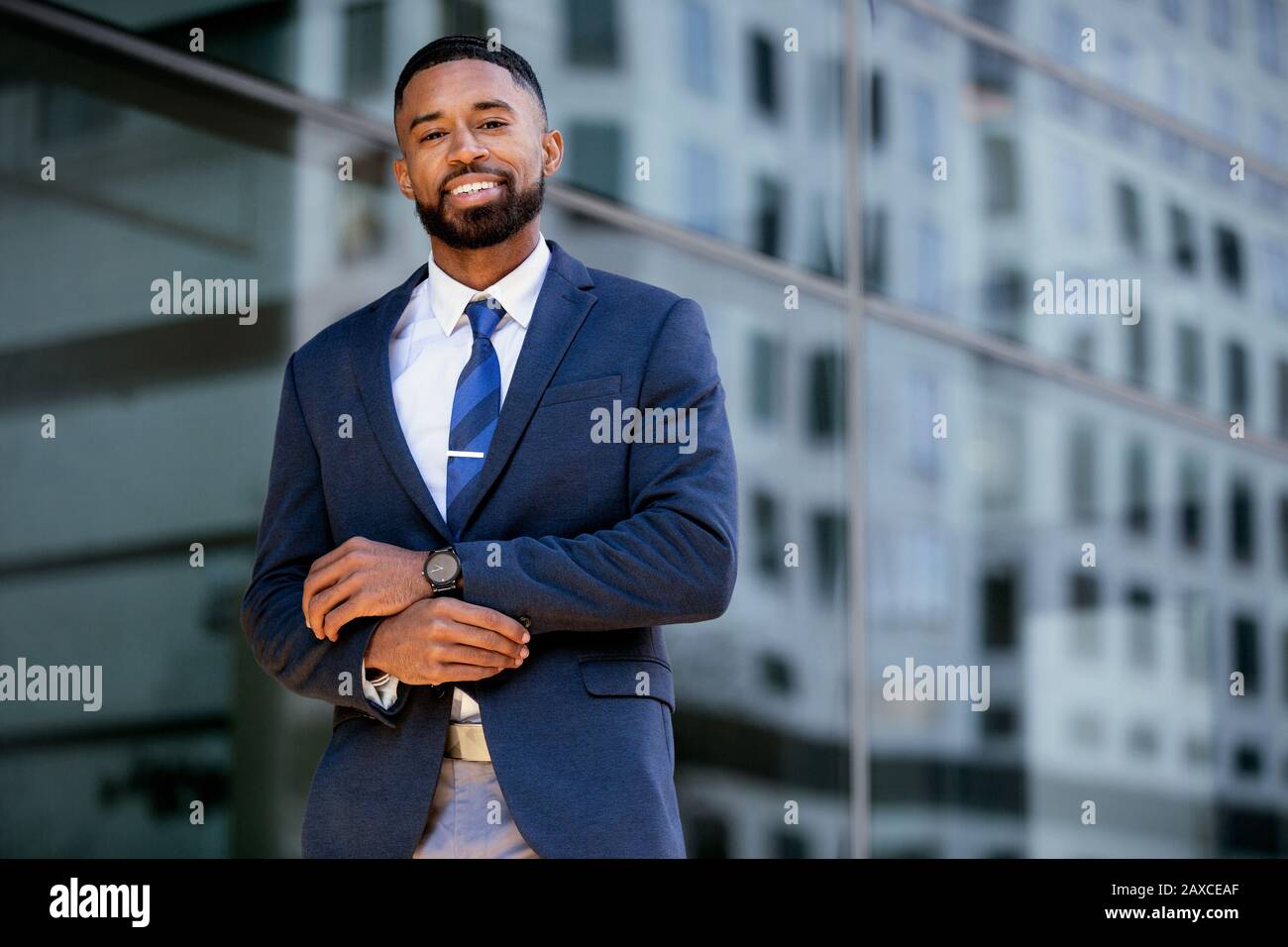 Stylish young modern business entrepreneur CEO, corporate executive in ...