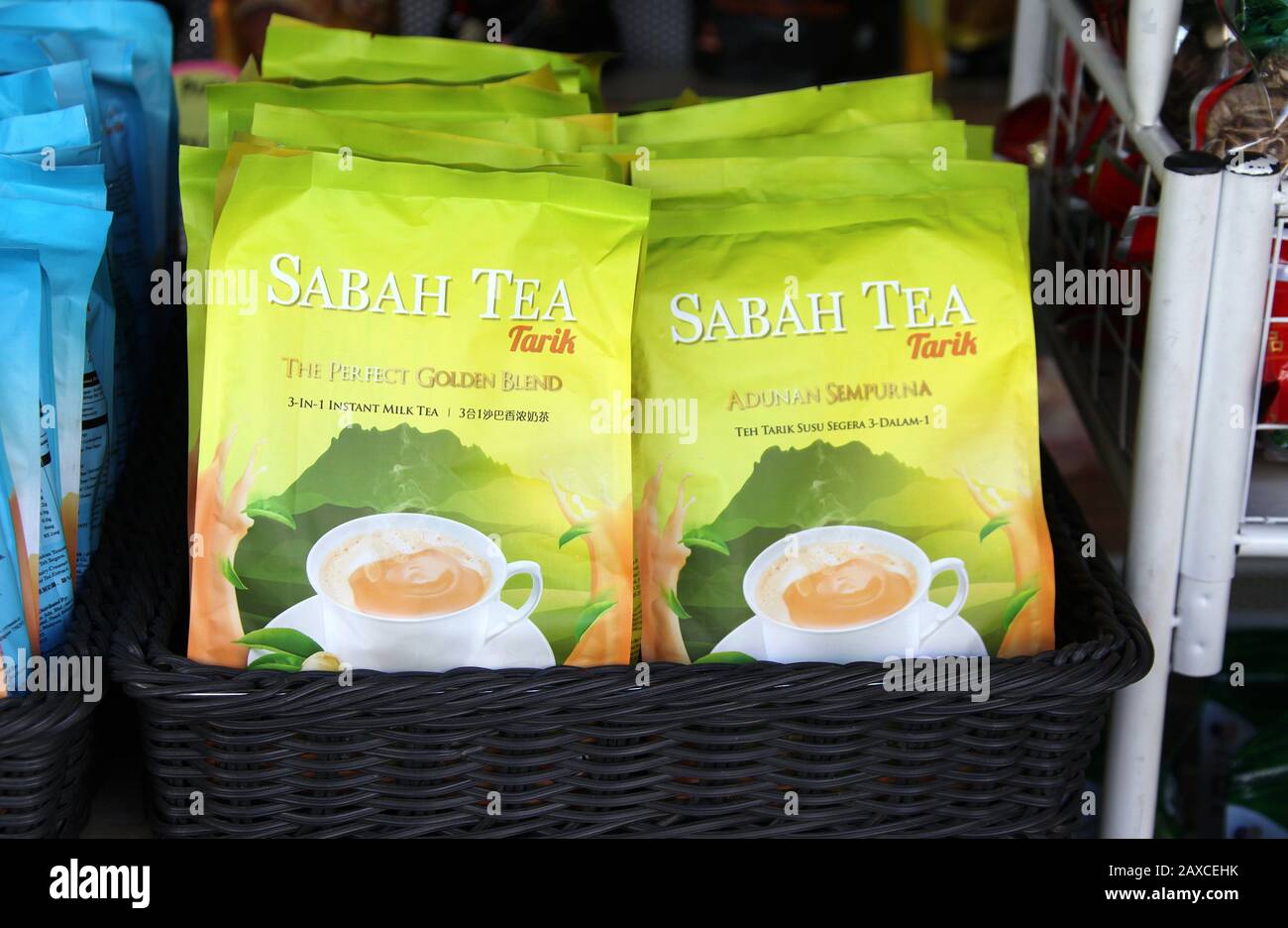 Sabah Tea on sale in Malaysia Stock Photo - Alamy