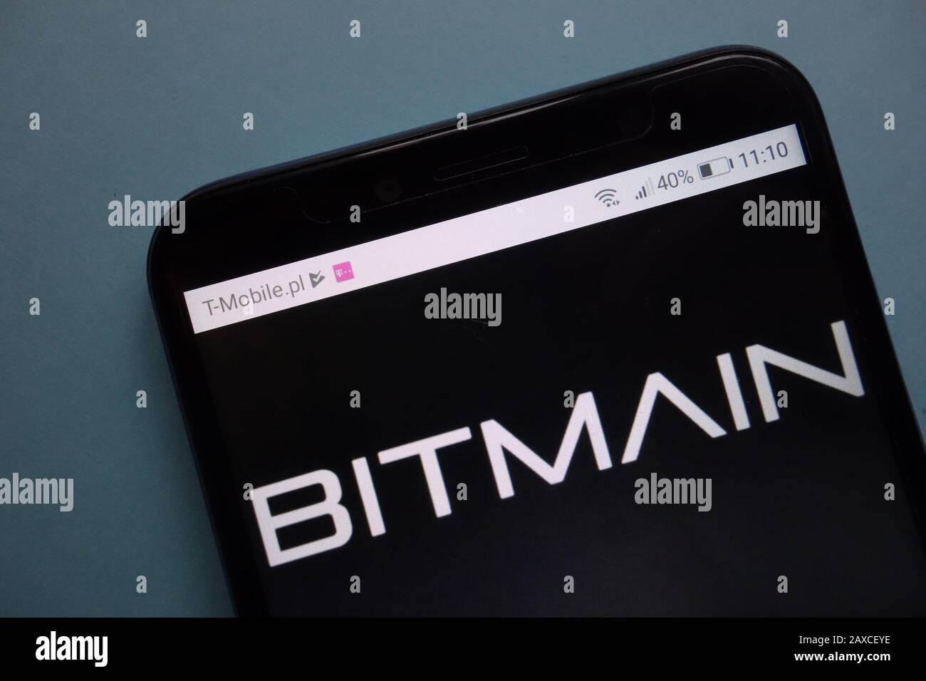 Bitmain logo on smartphone Stock Photo - Alamy