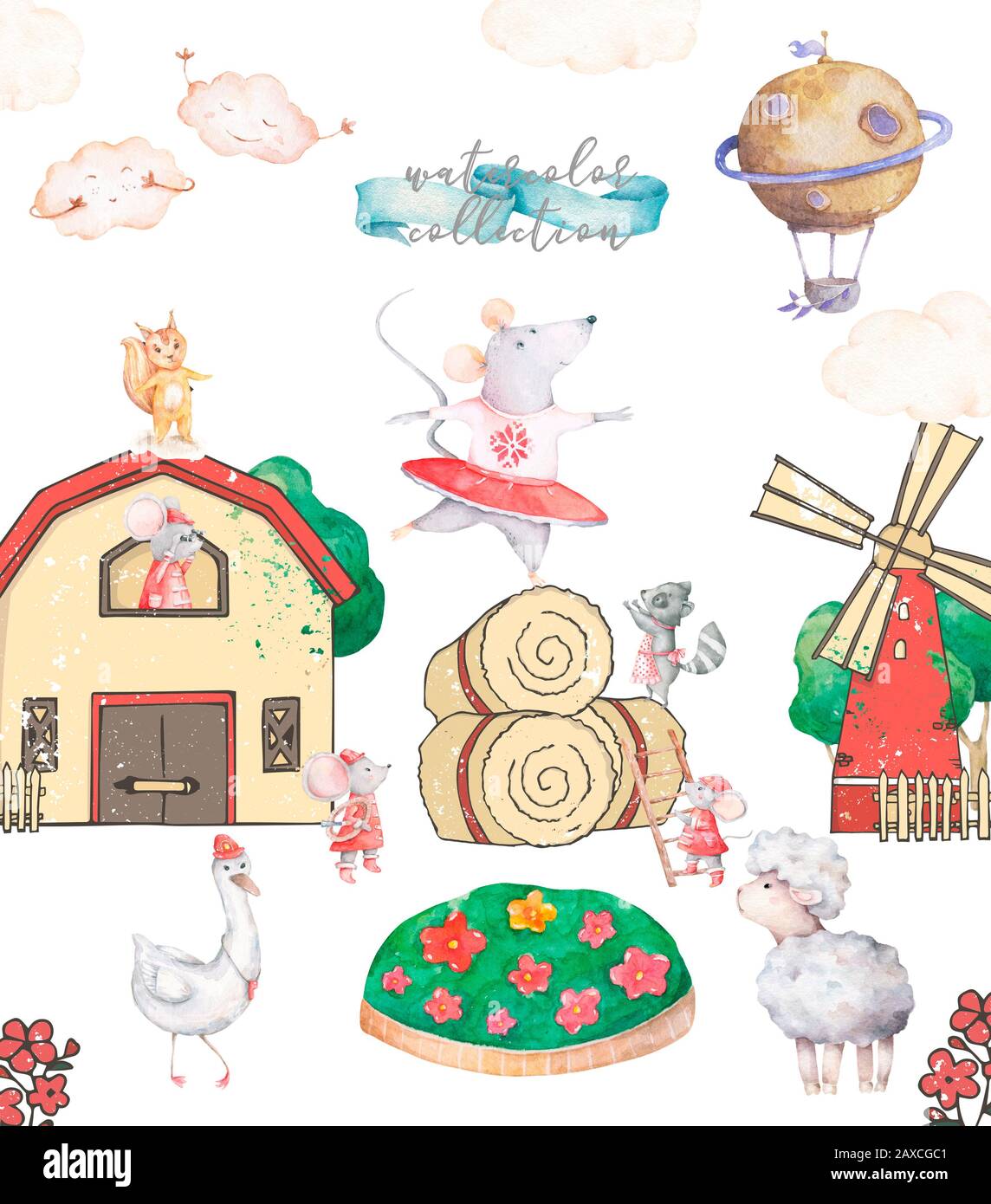 Cute Barn Clip Art