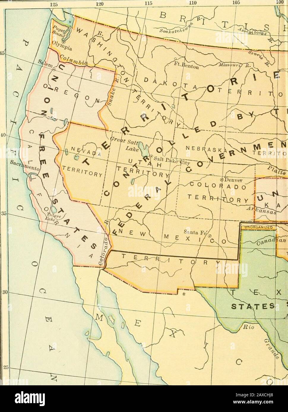 A history of the United States . Cyrus W. Field.. 105 Longitude 100 To ...
