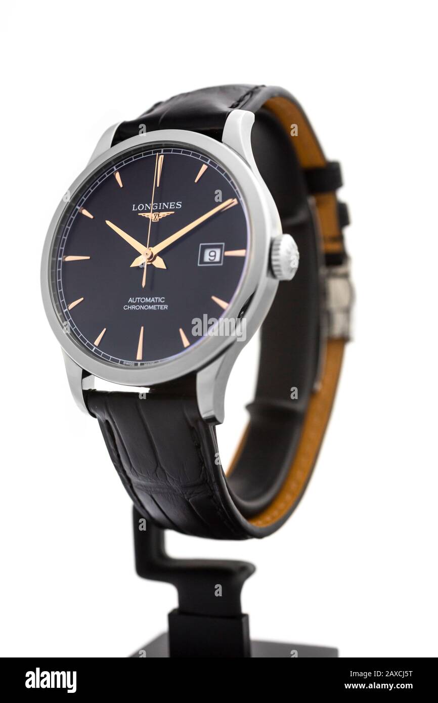 Silver and gold longines watch hi-res stock photography and images - Alamy