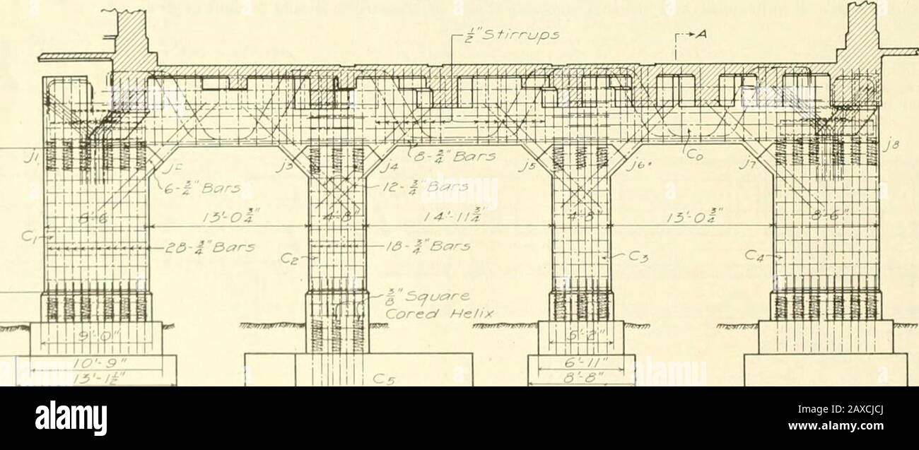 Cross cross concrete beams hi-res stock photography and images - Alamy