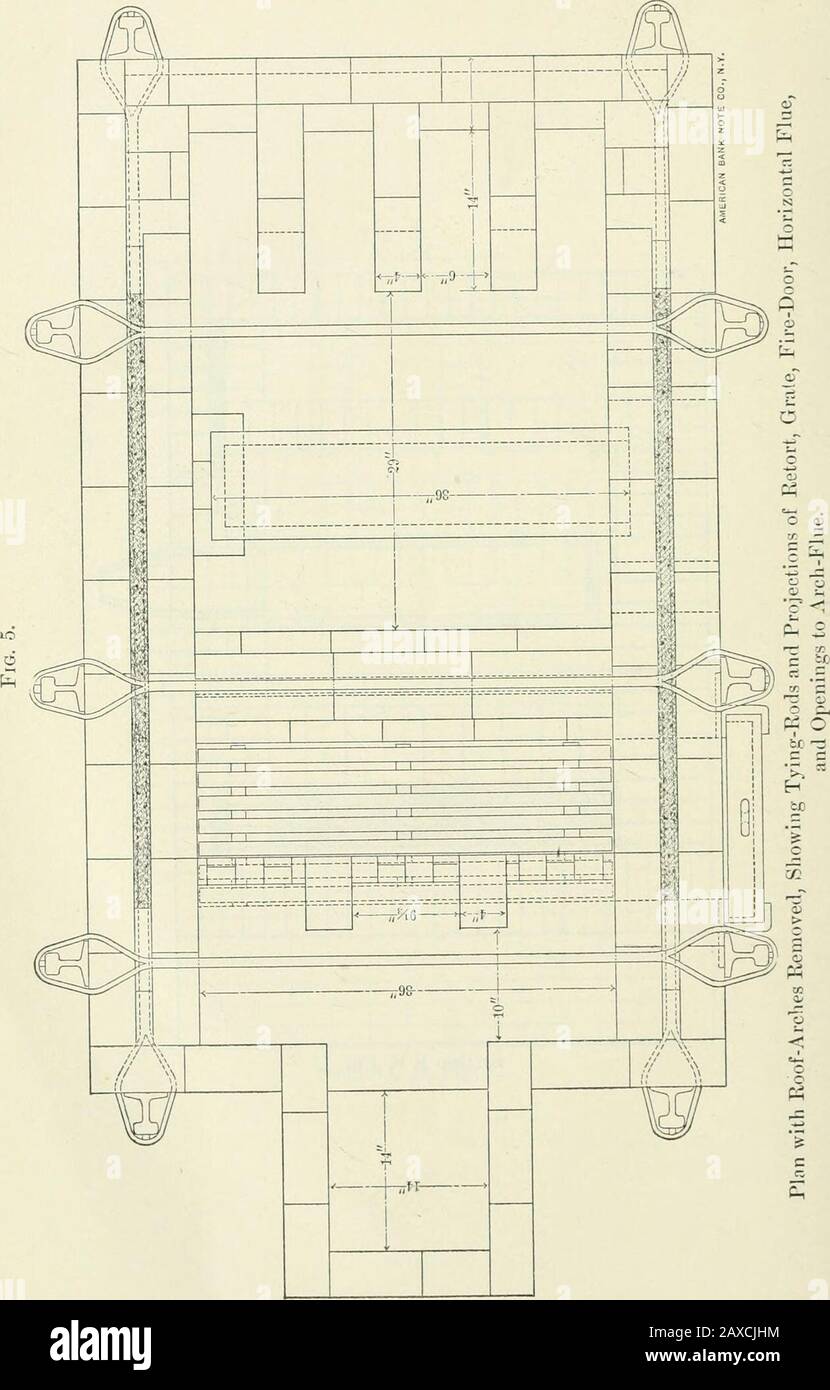 Transactions . Section E F, Fig. 1. 434 A COMBINATION RETORT AND ...