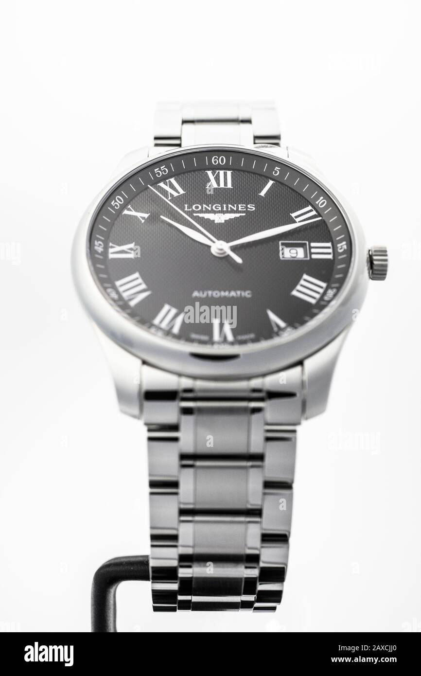 Silver and gold longines watch hi-res stock photography and images - Alamy