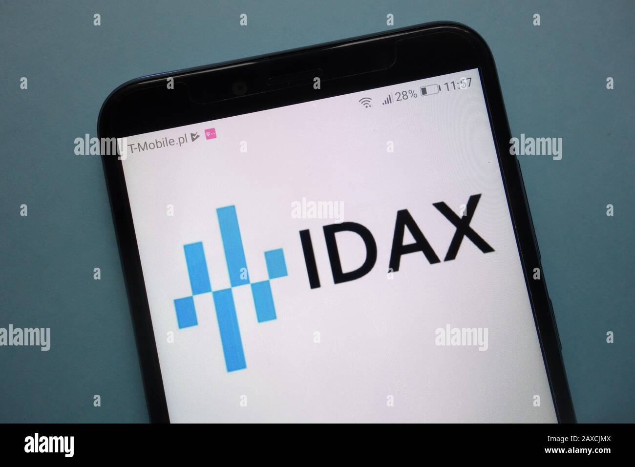 IDAX cryptocurrency exchange logo on smartphone Stock Photo - Alamy