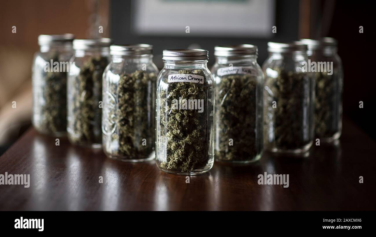 Cannabis flowers hi-res stock photography and images - Alamy