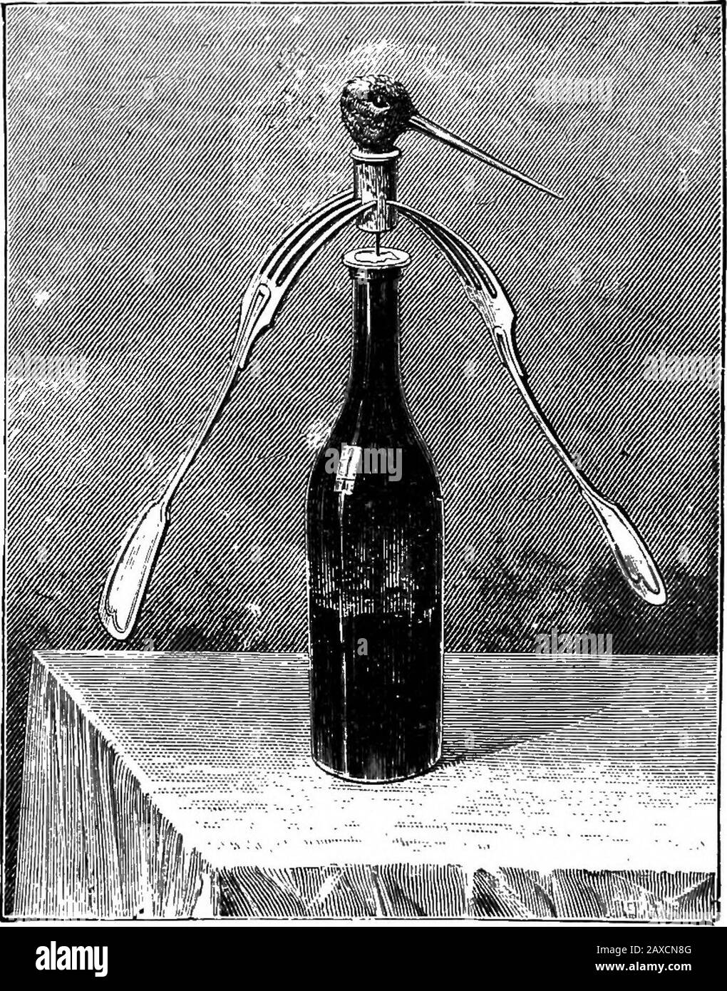 Scientific amusements . Experiment on * centre of gravity. contact ...