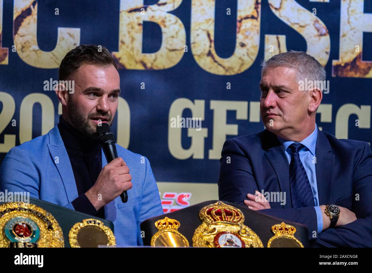 Boxen; Dominic Bösel; Magdeburg; Presse; Pressekonferenz; SES; Ulf ...
