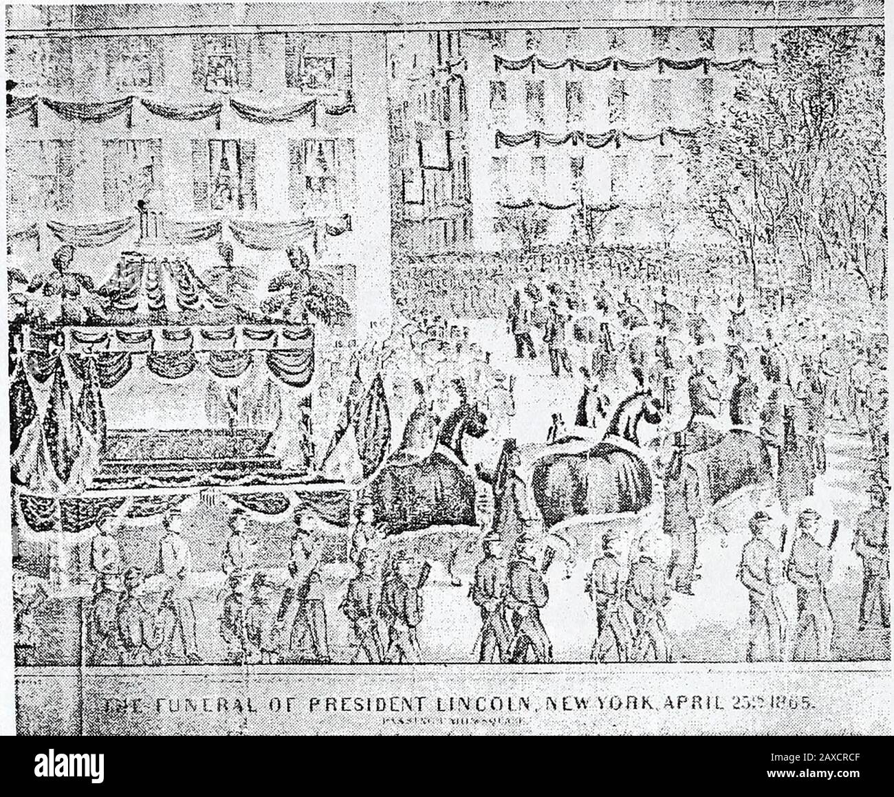 Lincoln funeral train High Resolution Stock Photography and Images - Alamy