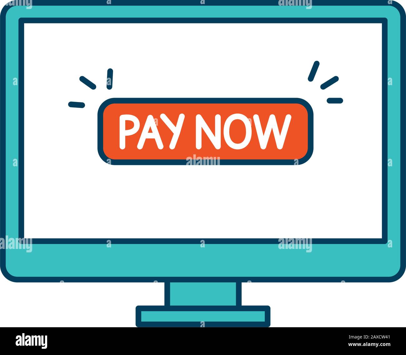 Pay now Stock Vector Images - Alamy
