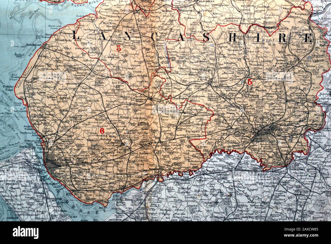 Wallasey map hi-res stock photography and images - Alamy