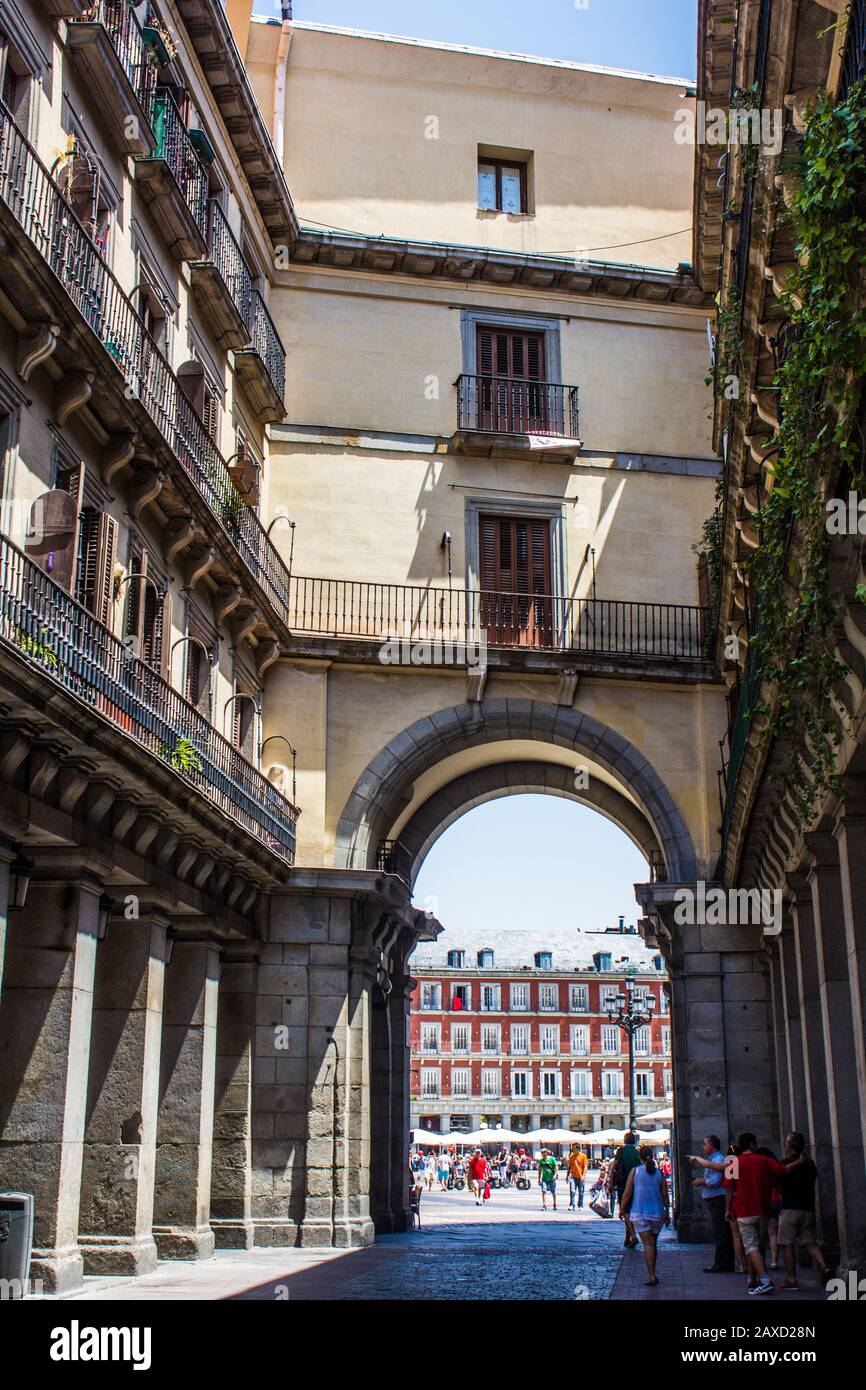 Plaza mayor colorful colourful hi-res stock photography and images - Alamy