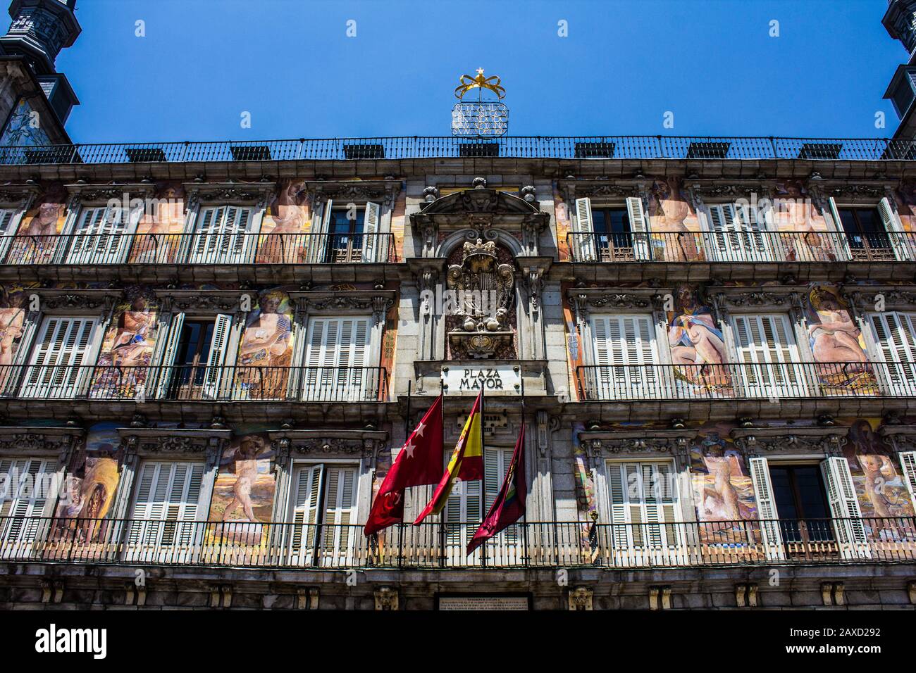 Plaza Mayor, Madrid, Spain Stock Photo - Alamy