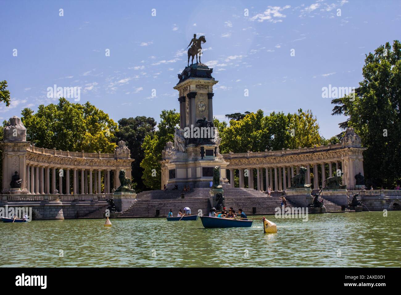 Estanque Grande del Retiro Stock Photo - Alamy