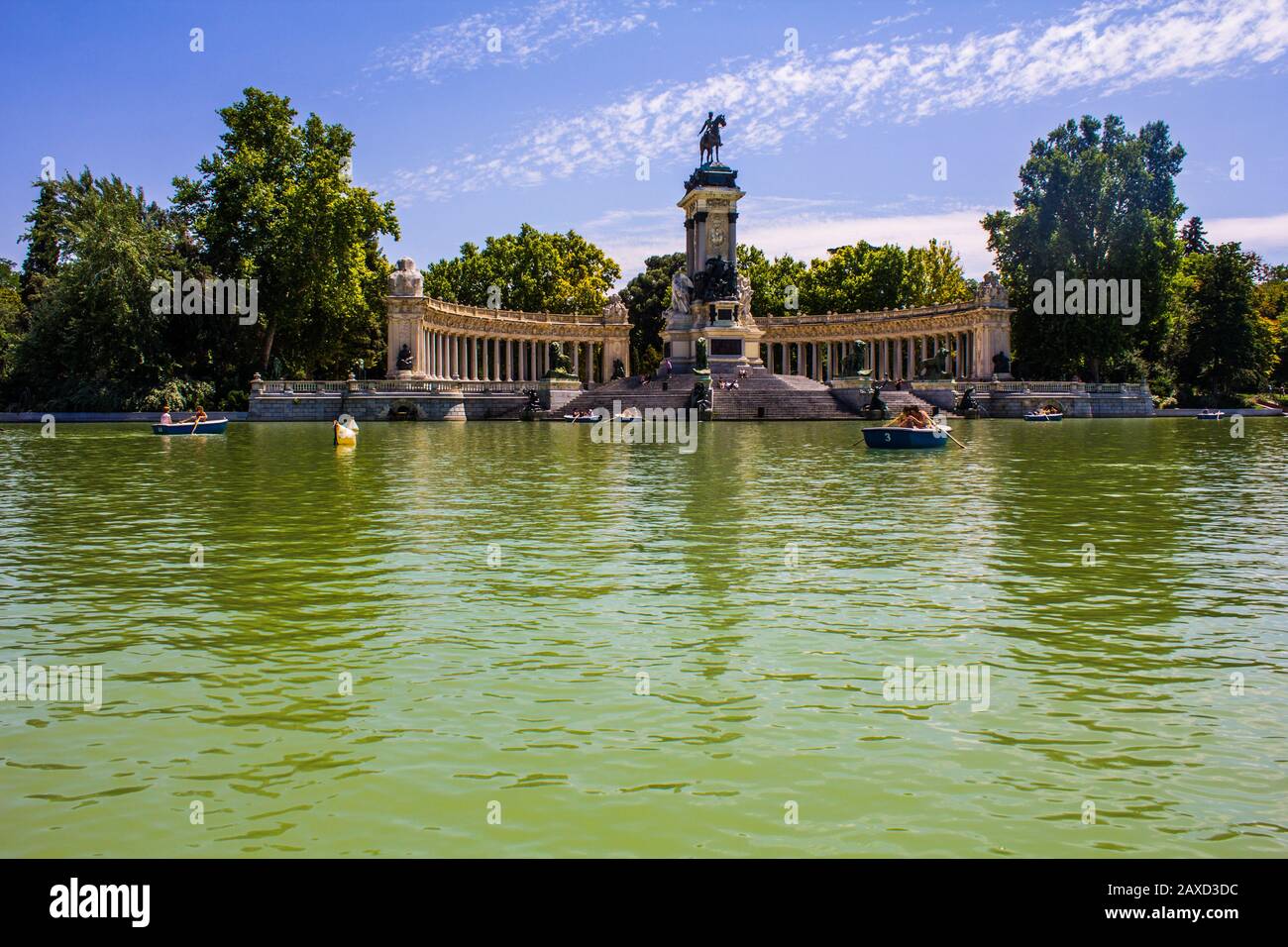 Estanque Grande del Retiro Stock Photo - Alamy