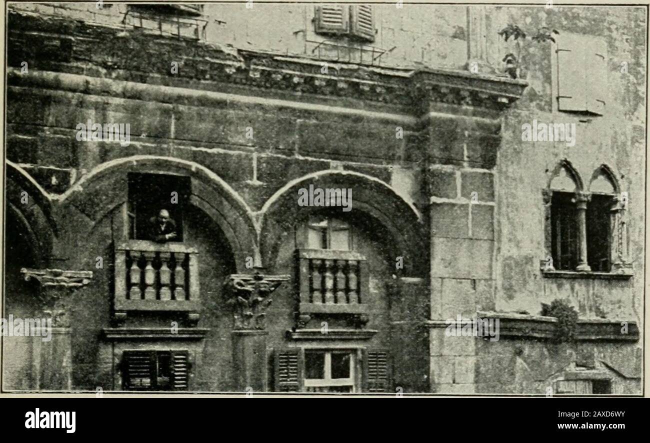 Roman cities in Italy and Dalmatia . Spalato, Fa9ade of Vestibule of ...