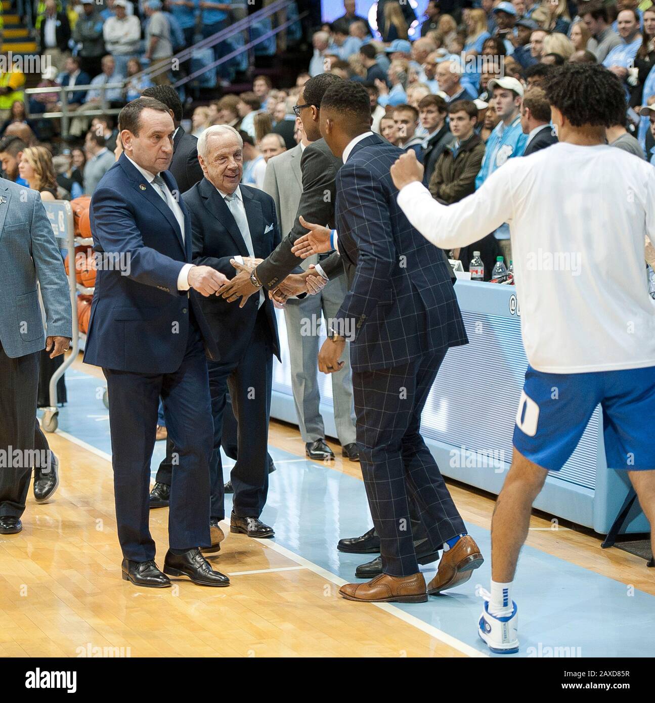 Feb. 8, 2020 - Chapel Hill, North Carolina; USA - Duke Blue Devils Head ...
