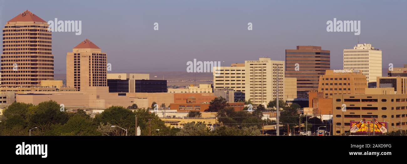 Buildings in a city, Albuquerque, New Mexico, USA Stock Photo - Alamy