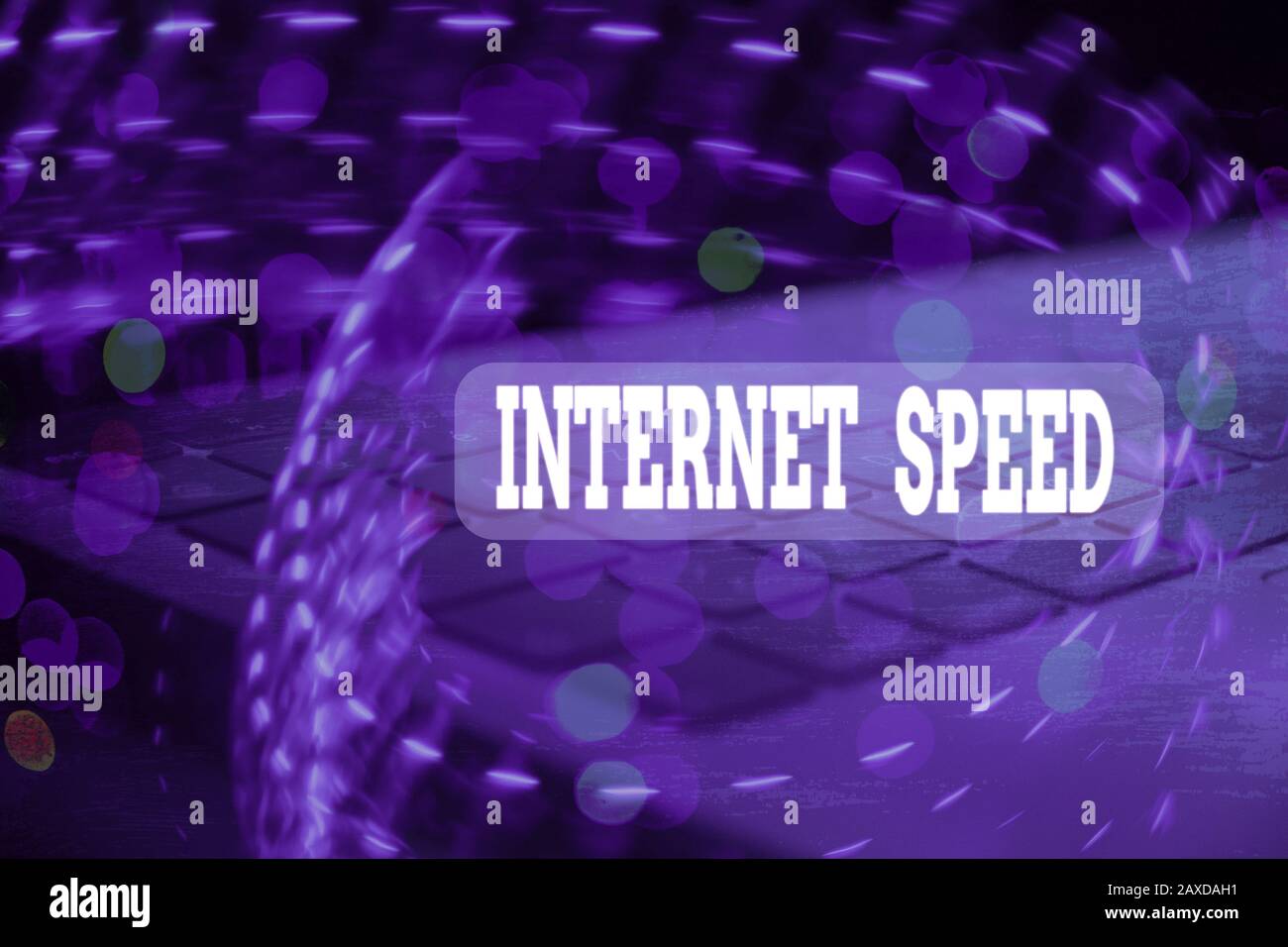 Handwriting text Internet Speed. Conceptual photo the rate which ...