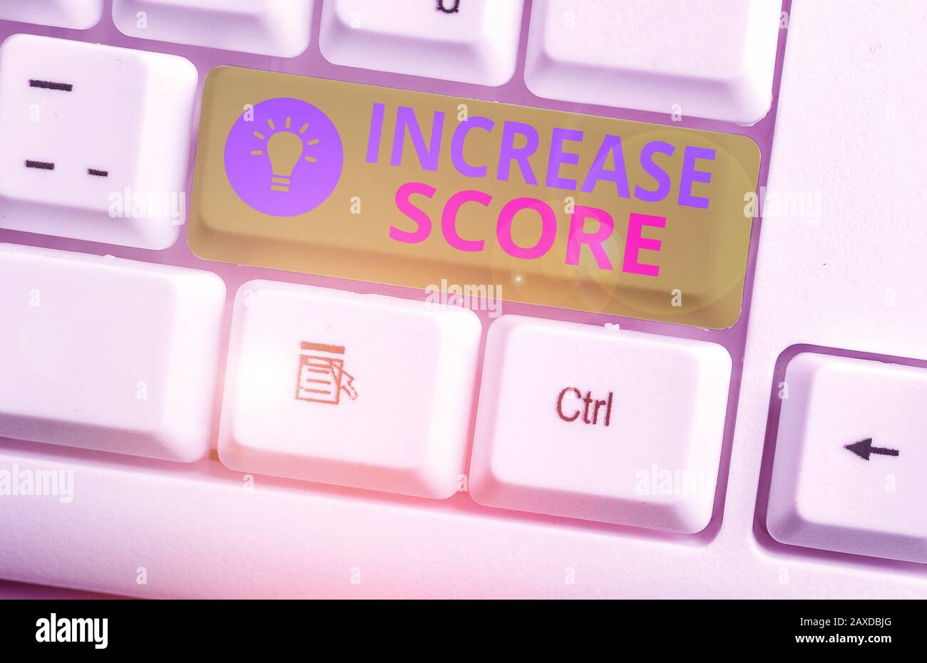 Conceptual hand writing showing Increase Score. Concept meaning ...